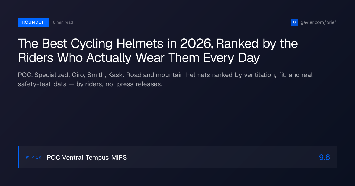 Best Cycling Helmets 2026: Top Picks Ranked — Gavler
