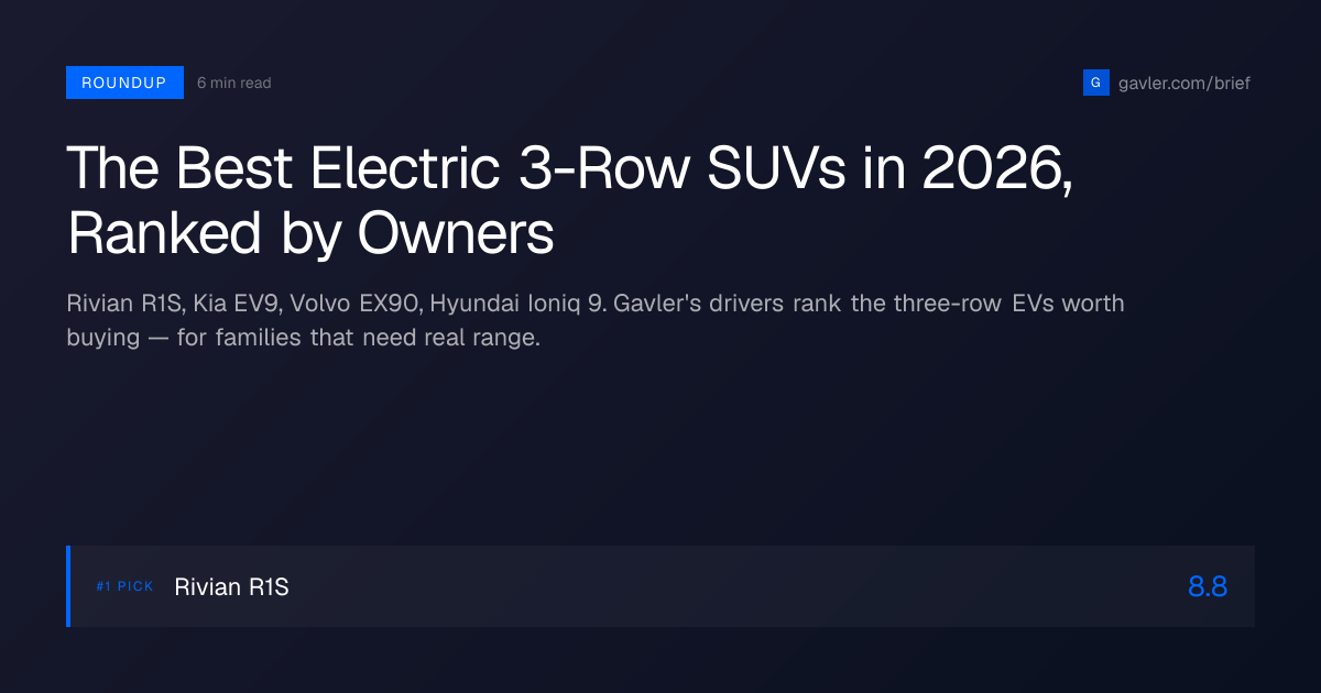 Best Electric 3-Row SUVs 2026: Top Picks — Gavler