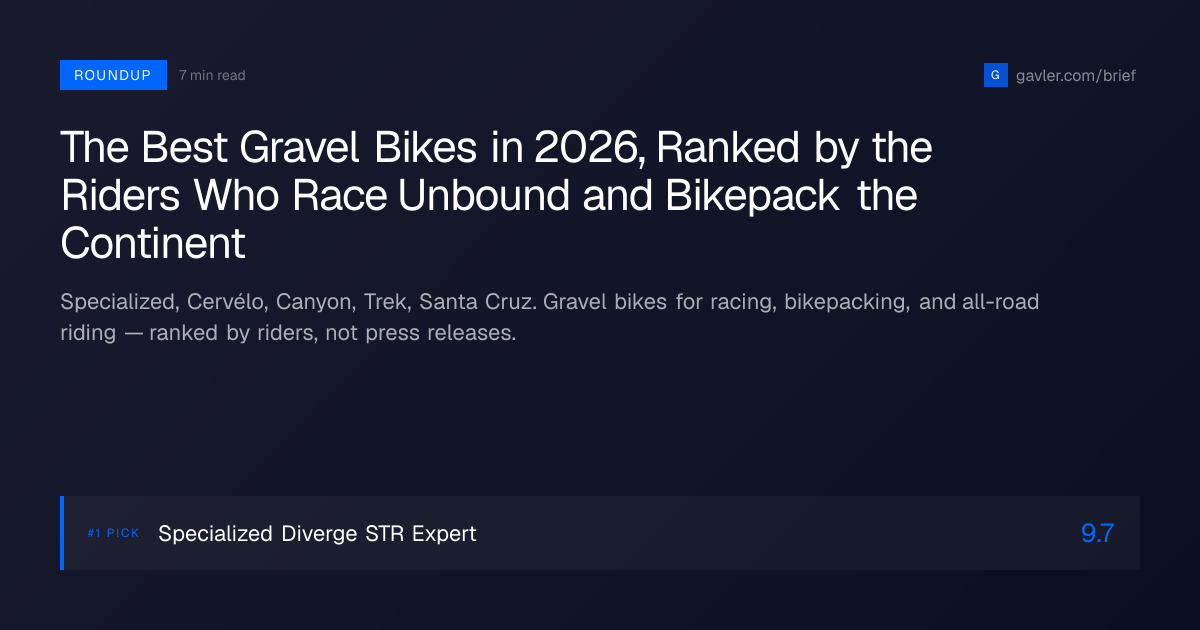 Best Gravel Bikes 2026: Top Picks Ranked — Gavler