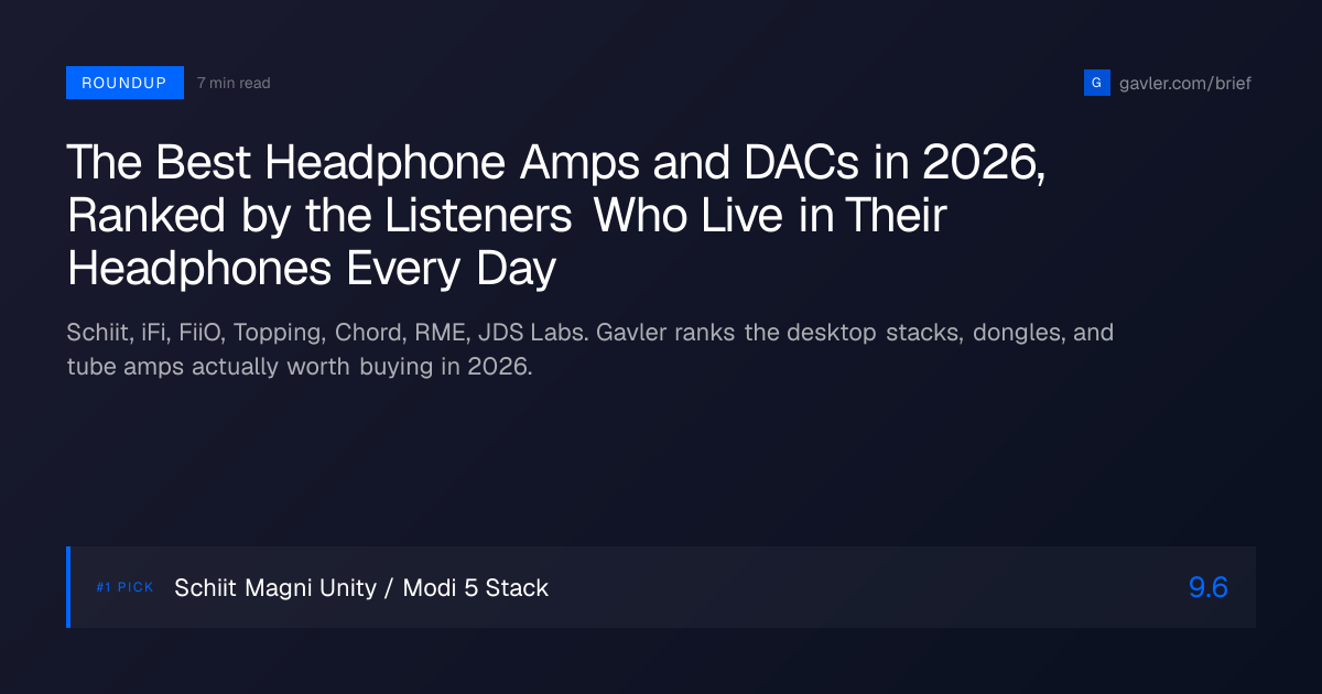 Best Headphone Amps and DACs 2026: Top Picks — Gavler