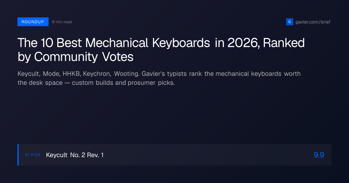 Best Mechanical Keyboards 2026: Top Picks — Gavler
