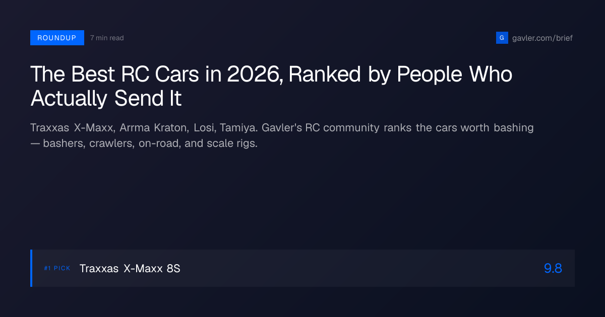Best RC Cars 2026: Top Picks Ranked — Gavler