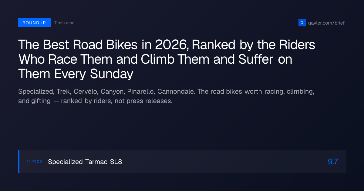 Best Road Bikes 2026: Top Picks Ranked — Gavler