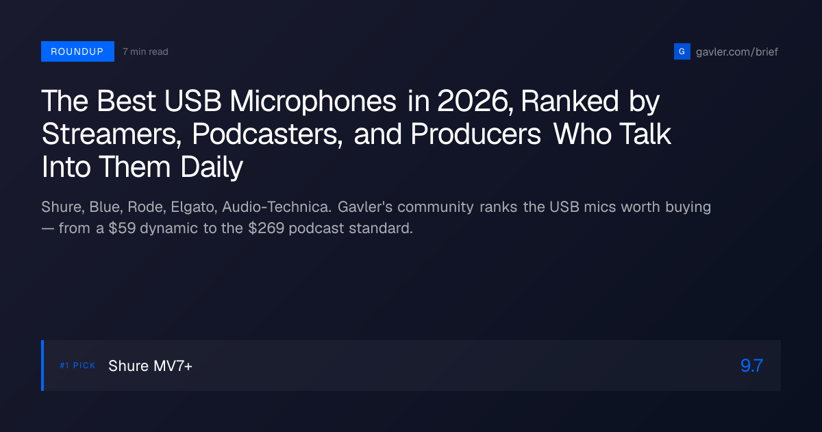 Best USB Microphones 2026: Top Picks Ranked — Gavler