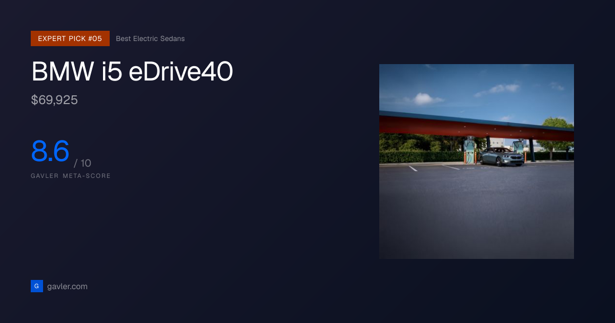 BMW i5 eDrive40 Review & Score 8.6/10 (2026) | Gavler